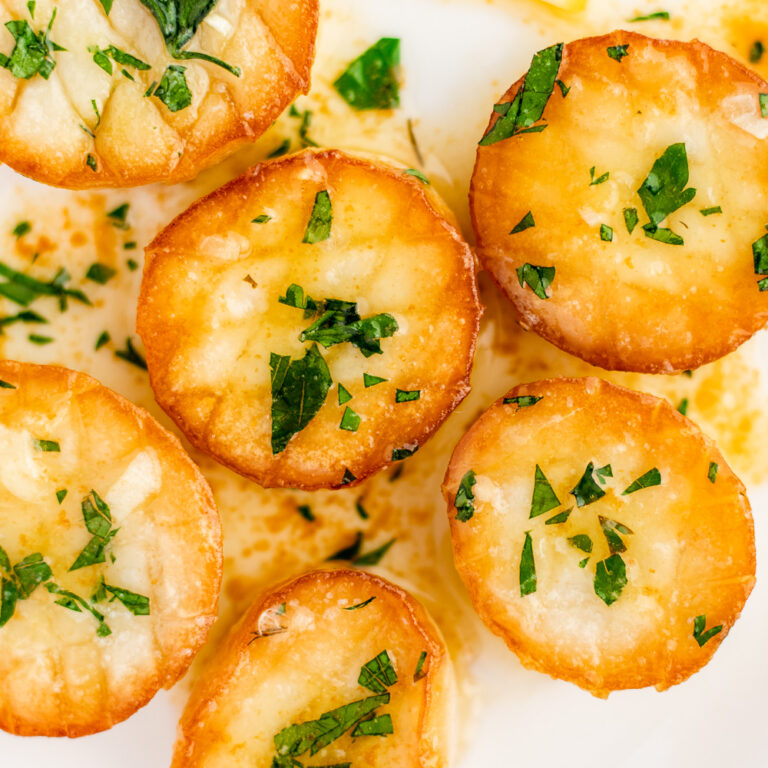 Vegan Scallops with Garlic Sauce - Veganese Tokyo